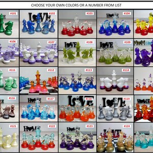 Chess Set Marble Sand and Water | Size of King 7cm (2.75 Inches ...