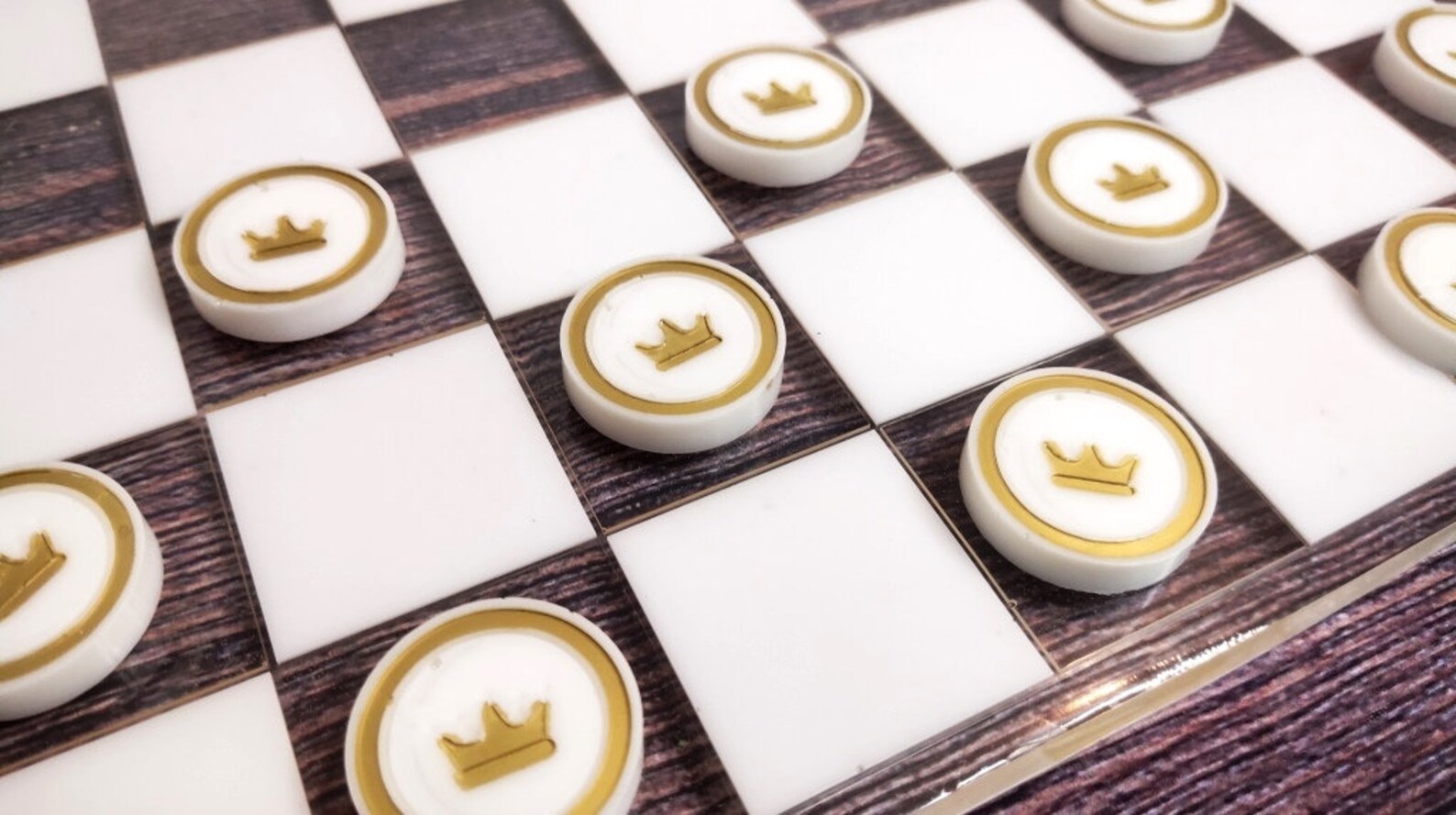 Custom Checkers Pieces Resin Chess and Checkers Set Checkers Game for ...