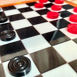Resin Chess and Checkers Set | Checkers Pieces | Checkers Game for Kids ...