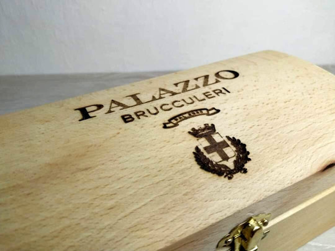 Laser Engraving | Wooden Box With Individual Logo or Text Engraved ...