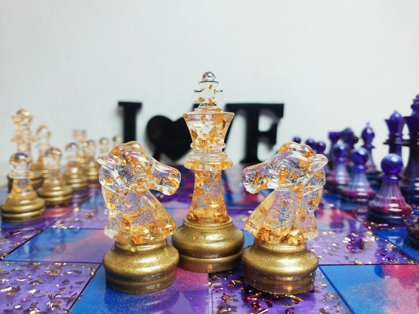 Modern Chess Set With Chess Board Size of King 7cm 2.75 Inches Chess ...