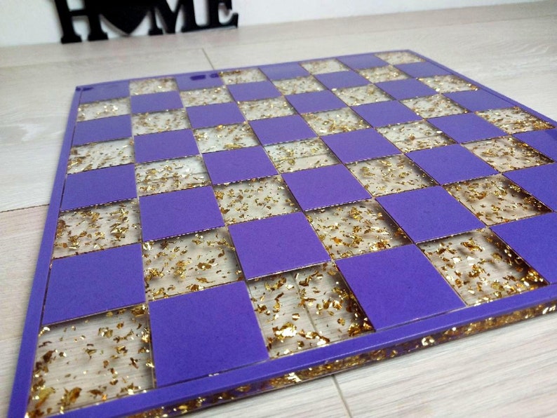 Made to Order Custom Chess Board in 2 Sizes (10.6 Inches and 12.4 ...