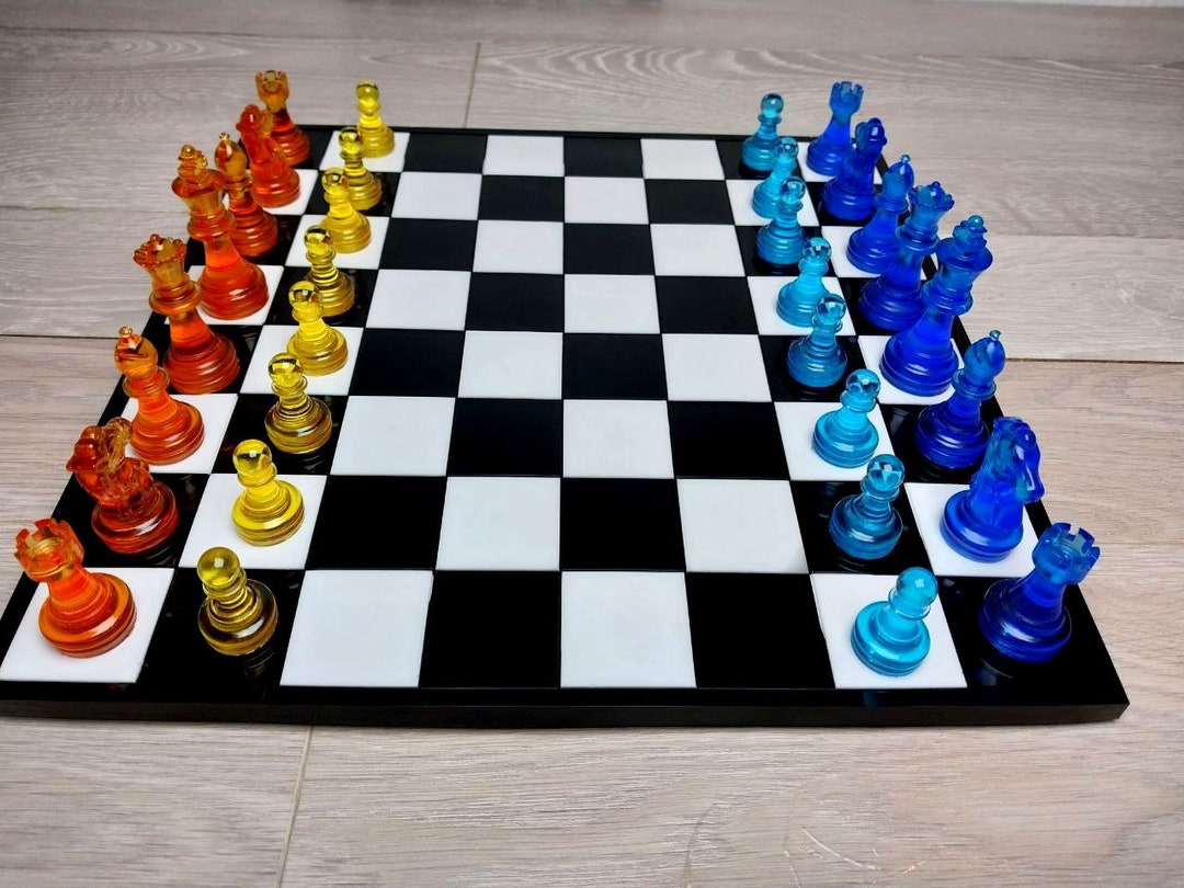 Custom Chess Set With Chess Board or Without | Size of King 7cm (2.75 ...
