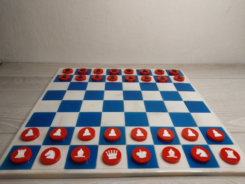 Flat Custom Chess Pieces | Size of Chess 23mm*5mm | Custom Chess Sets ...