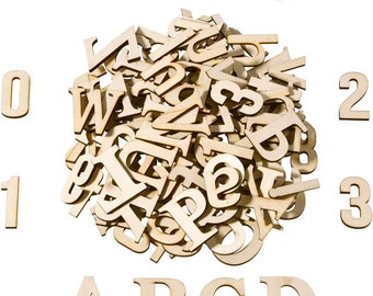 Ravie Font Alphabet Set Lower Case Letters A-z 3mm Plywood 26 ...