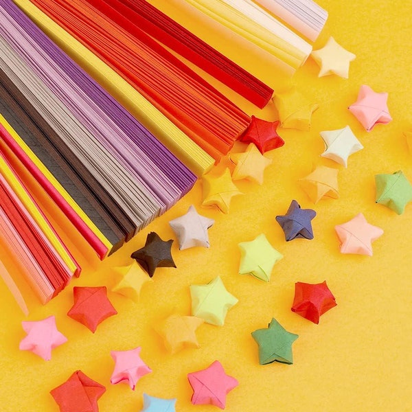 Lucky Star Paper Strips - Etsy