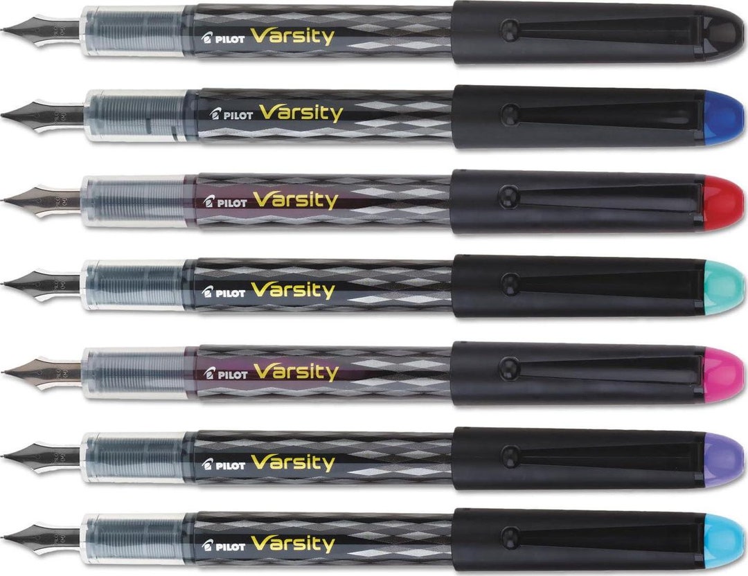 Pilot Pen Precise Varsity Pre-filled Fountain Pens, Medium Point ...