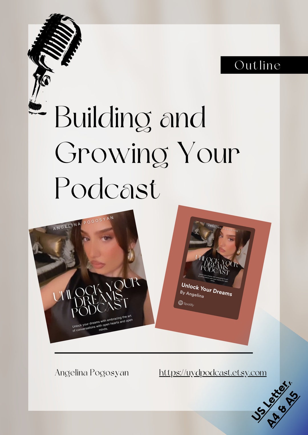 PODCAST Outline Template, Podcast Script Template, Podcast Script ...