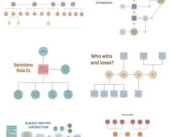Civil Procedure Erie Doctrine Flowchart - Etsy