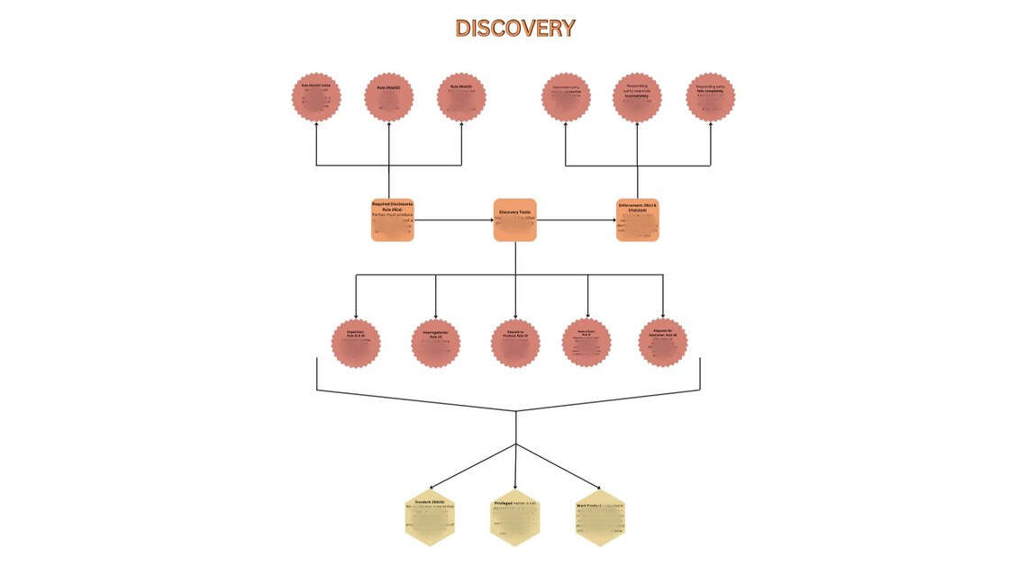 Civil Procedure Discovery Flowchart - Etsy