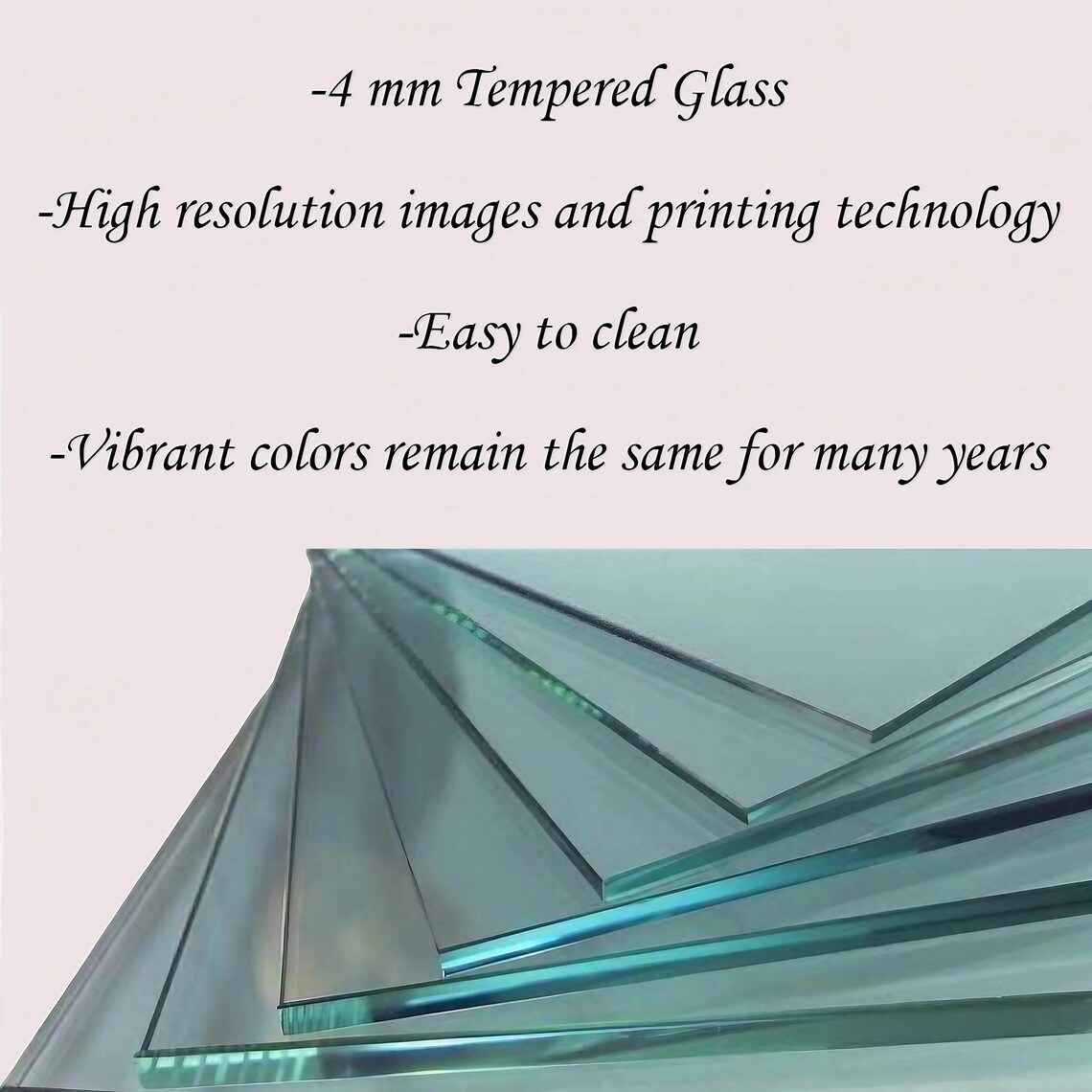 Tempered Glass Wall Art Living Room Wall Art Glass Decor Large Wall Art Dream Big Graffiti