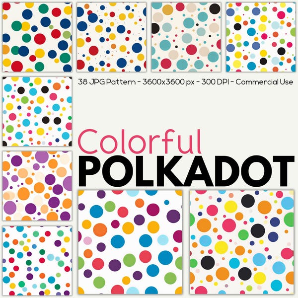 Polka Dot Background - Etsy