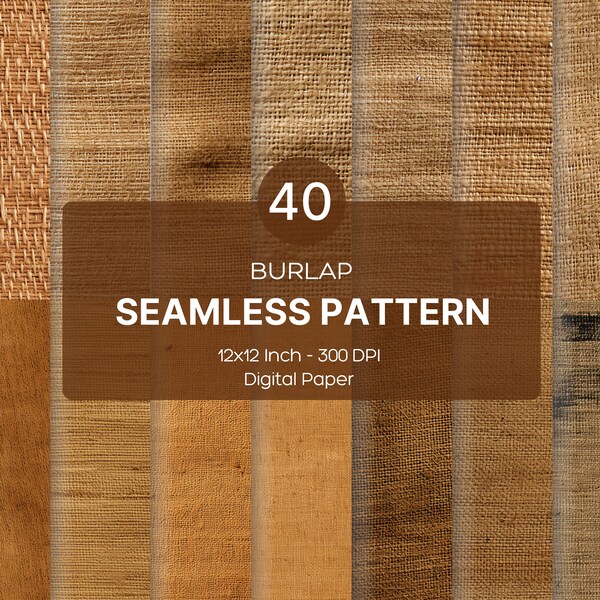 Burlap Digital Paper - Etsy