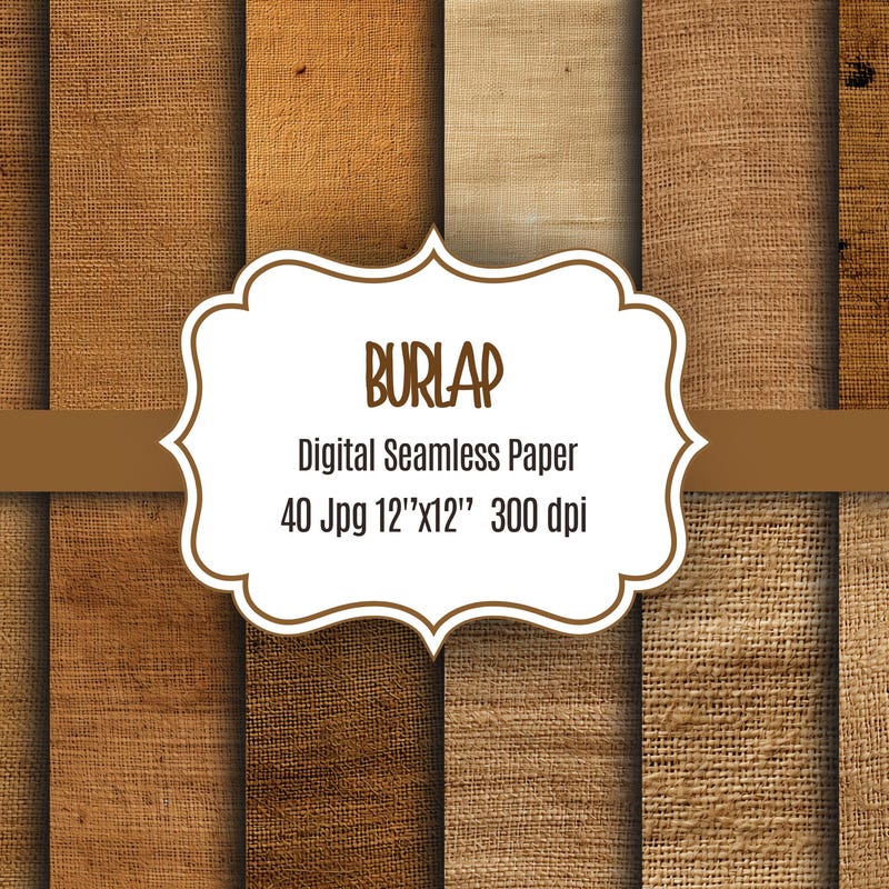 Burlap Decoupage - Etsy