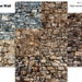 Seamless Stone Wall Digital Paper, Scrapbooking, Crafts, DIY Projects ...