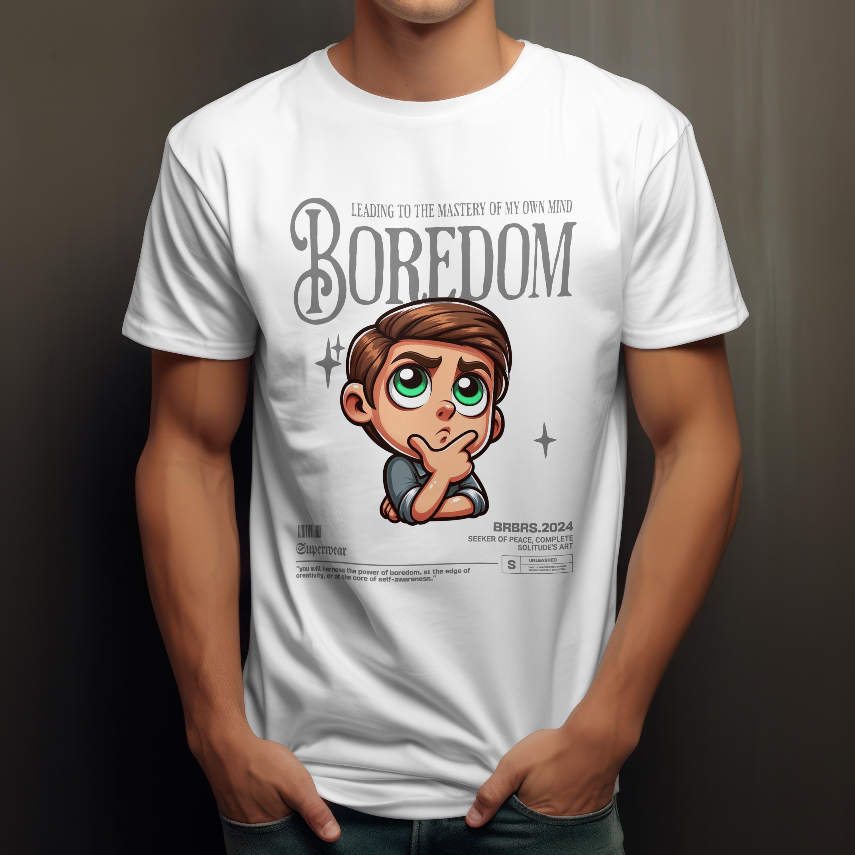 Boredom Cartoon Clipart PNG, Funny Sarcastic Sublimation Design, Trendy ...
