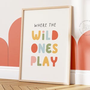 Inspirational Rainbow Printable Poster for Kids Room Wall Art Girl ...