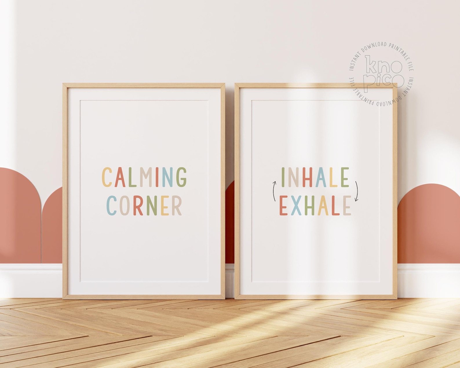 Emotional Education Prints for Kids: Calming Corner & Inhale Exhale ...