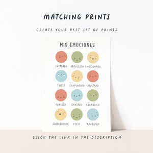 Spanish Emotional Regulation Poster for Kids: Mental Health Decor for ...