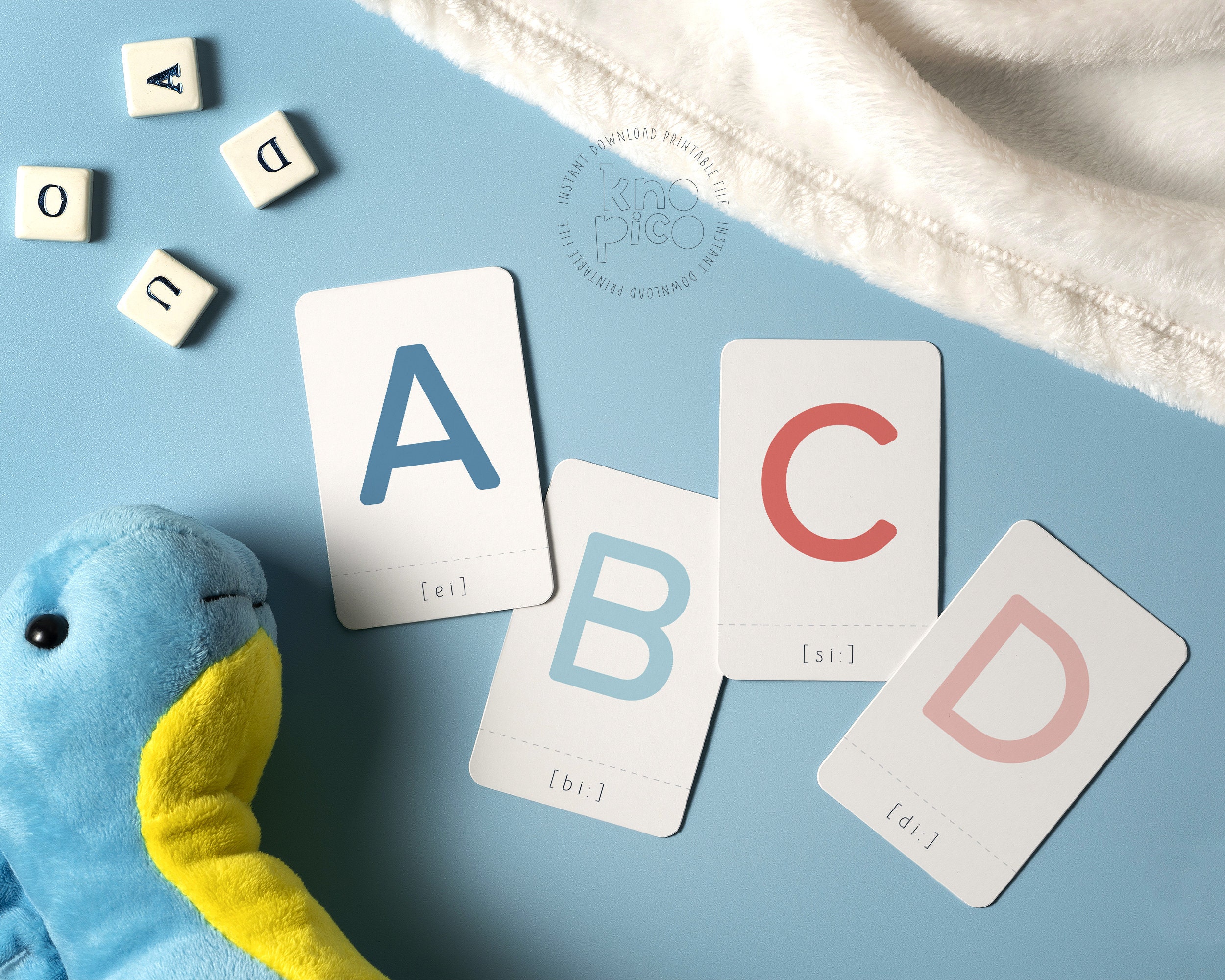 ABC Poster and Alphabet Flashcards for Kids | Teaching Materials and ...