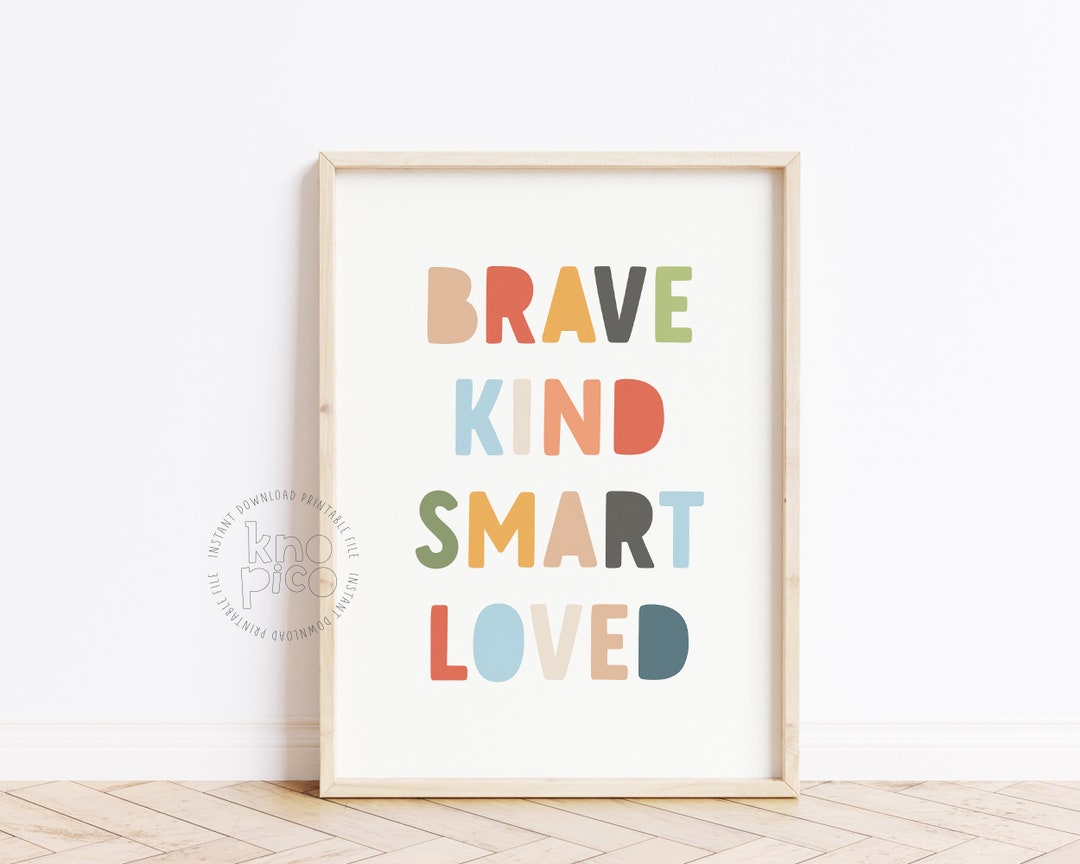 Rainbow Affirmations: Motivational Poster for Kids' Mental Health and ...