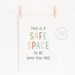 Safe Space Therapy Posters | Digital Art for School Psychologists ...