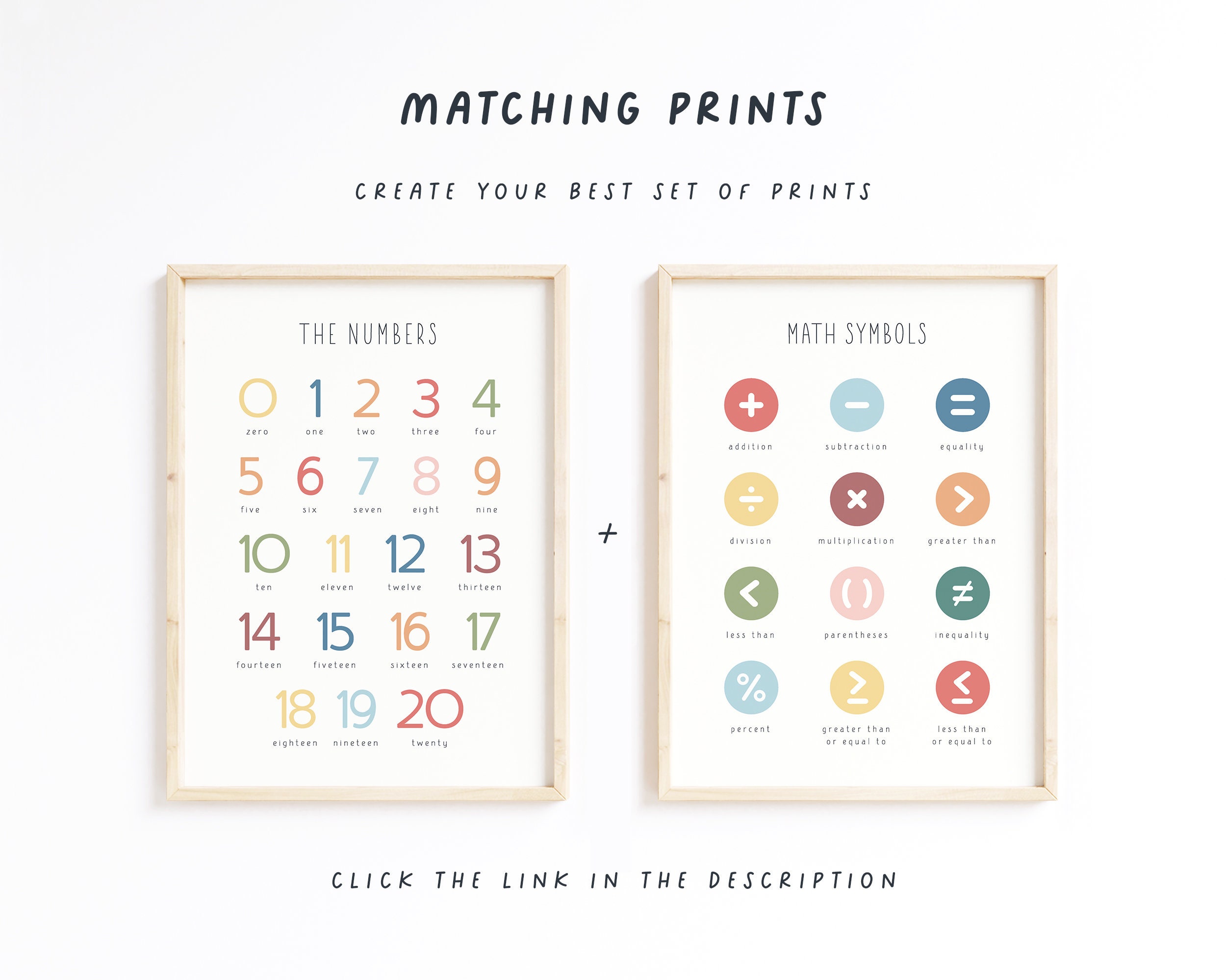 Numbers up to 100 & Math Symbols: Counting Adventures Flashcards Set ...
