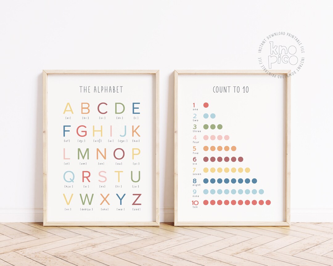 Alphabets & Numbers Combo Set: the Ultimate Learning Experience for ...