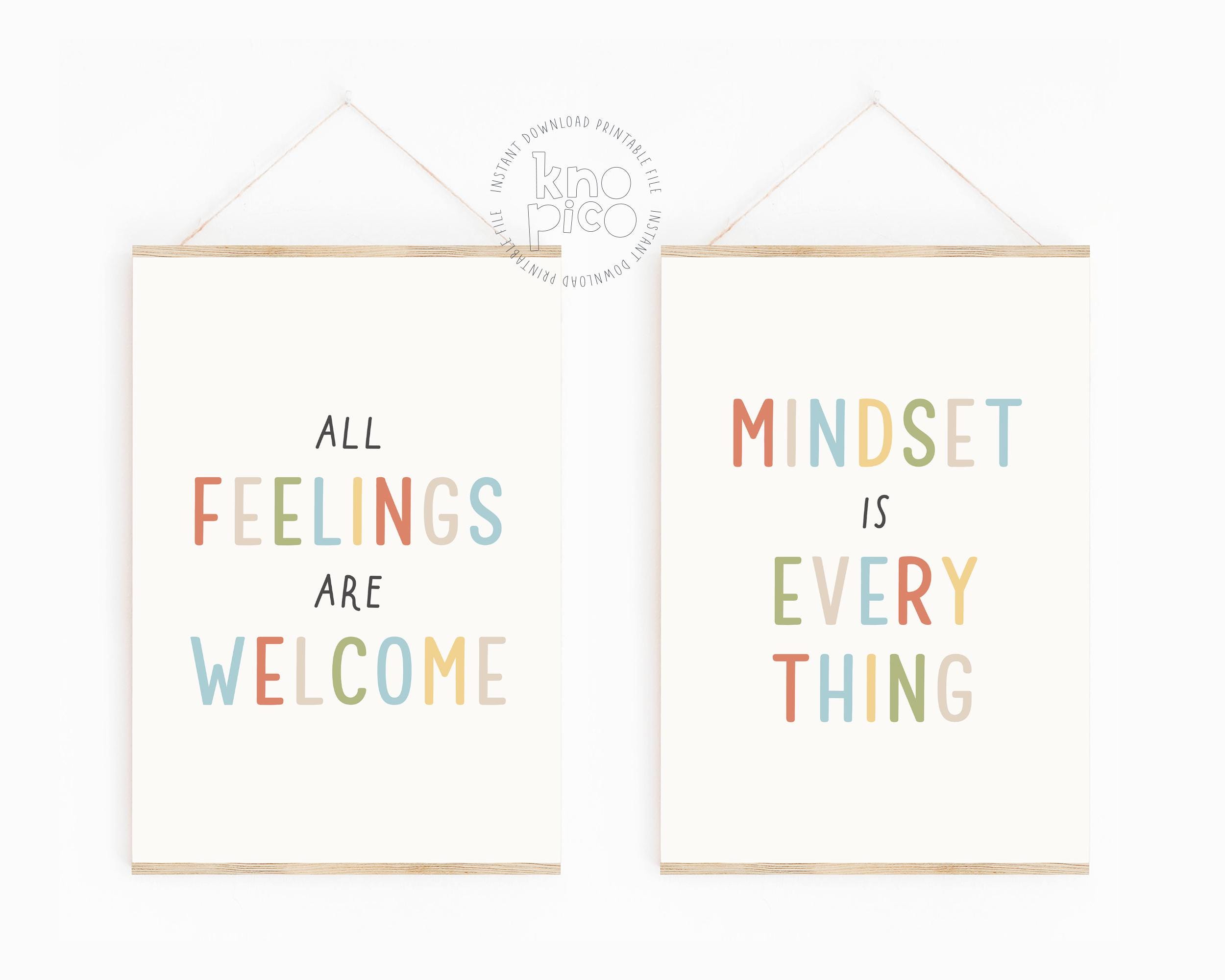 Emotions & Feelings Poster Set | Learning Emotions for Kids | School ...