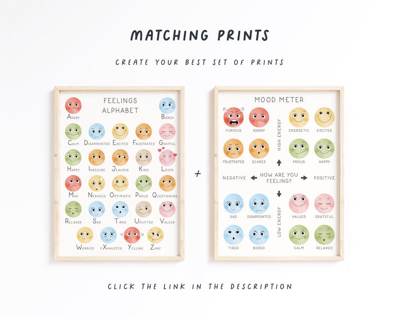 Mood Meter Poster for Kids: How Are You Feeling? Emotional Regulation ...