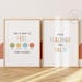 Set of 2 Educational Posters: Rainbow Affirmations for Preschool ...