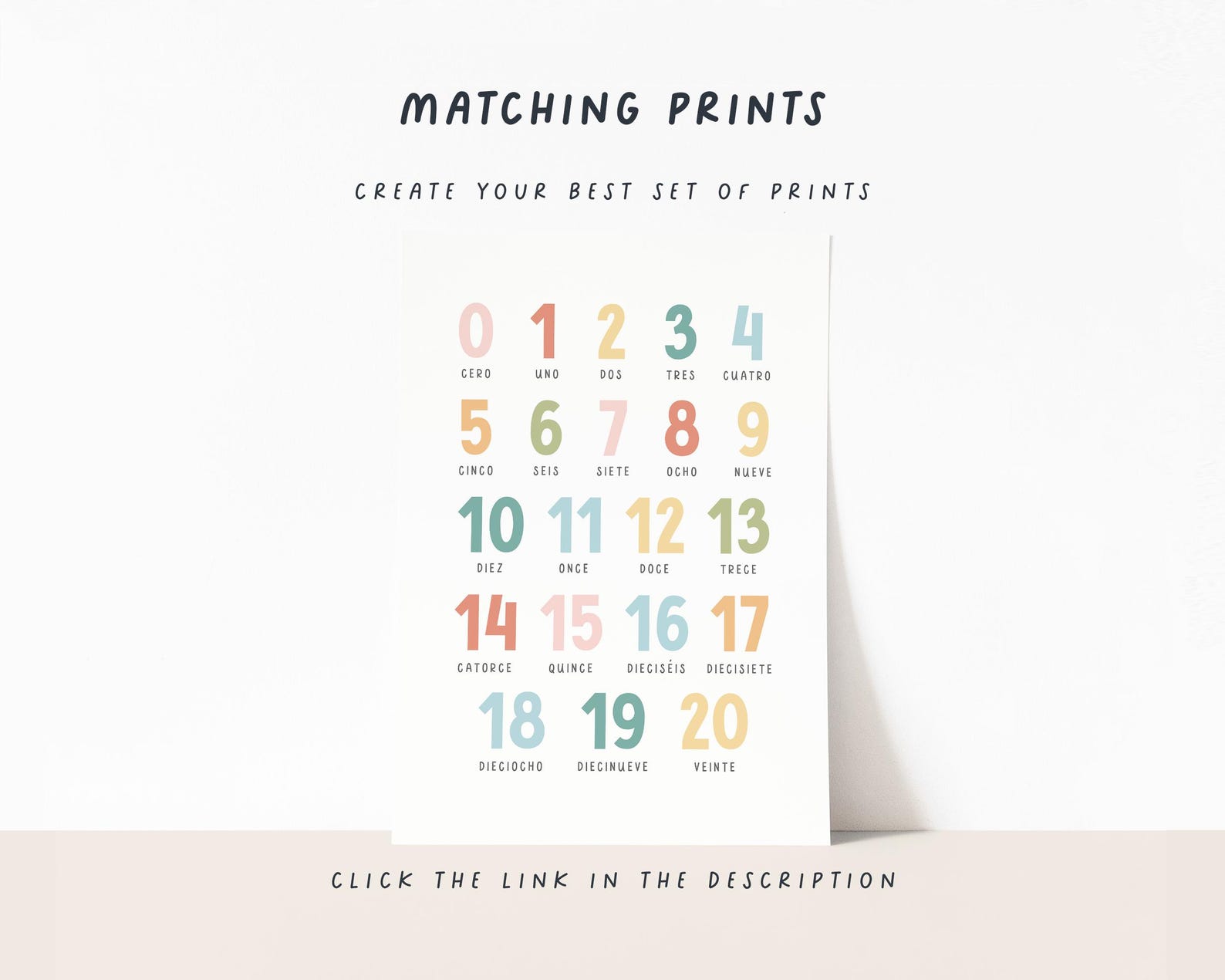 Colorful Spanish Alphabet Bilingual Printable - ABC Wall Art for ...