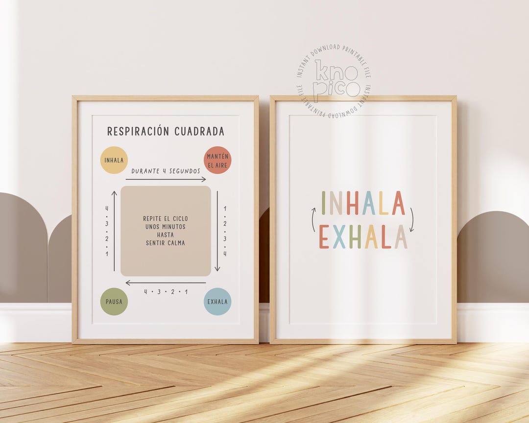 Set of Two Kids Mental Health Posters in Spanish | Emotional Wellbeing ...