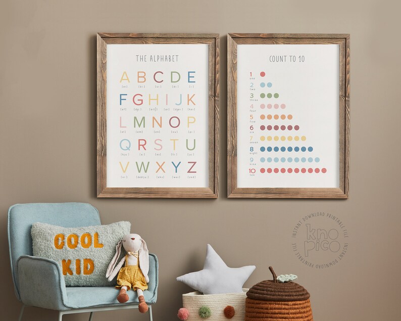 Alphabets & Numbers Combo Set: the Ultimate Learning Experience for ...