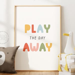 Colorful Printable Poster for Kids Room Wall Art Nursery Prints ...