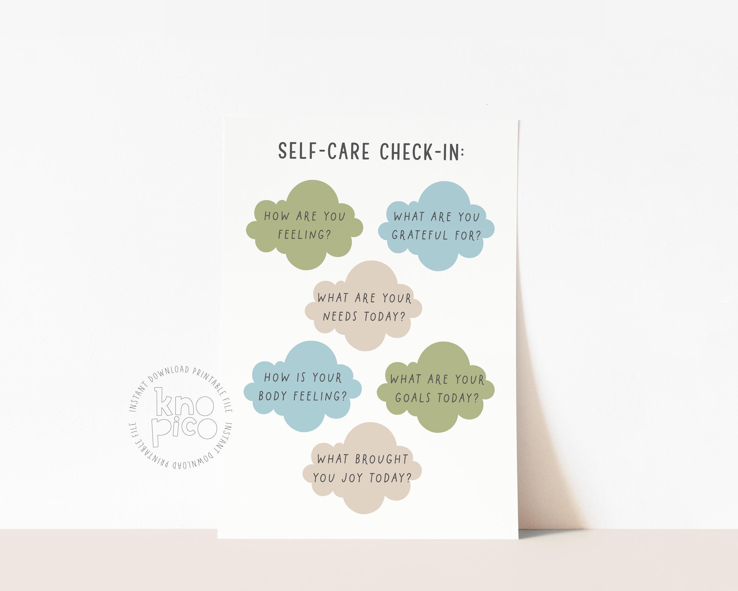 All About Me: Zones of Regulation and Self-care Check-in Set of 2 ...