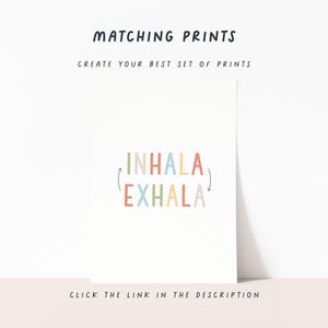 Square Breathing Poster, Box Breathing Exercise Print | Mindfulness ...