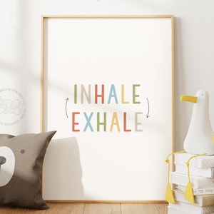 Inhale-exhale Feelings Poster | Learning Emotions for Kids | Digital ...