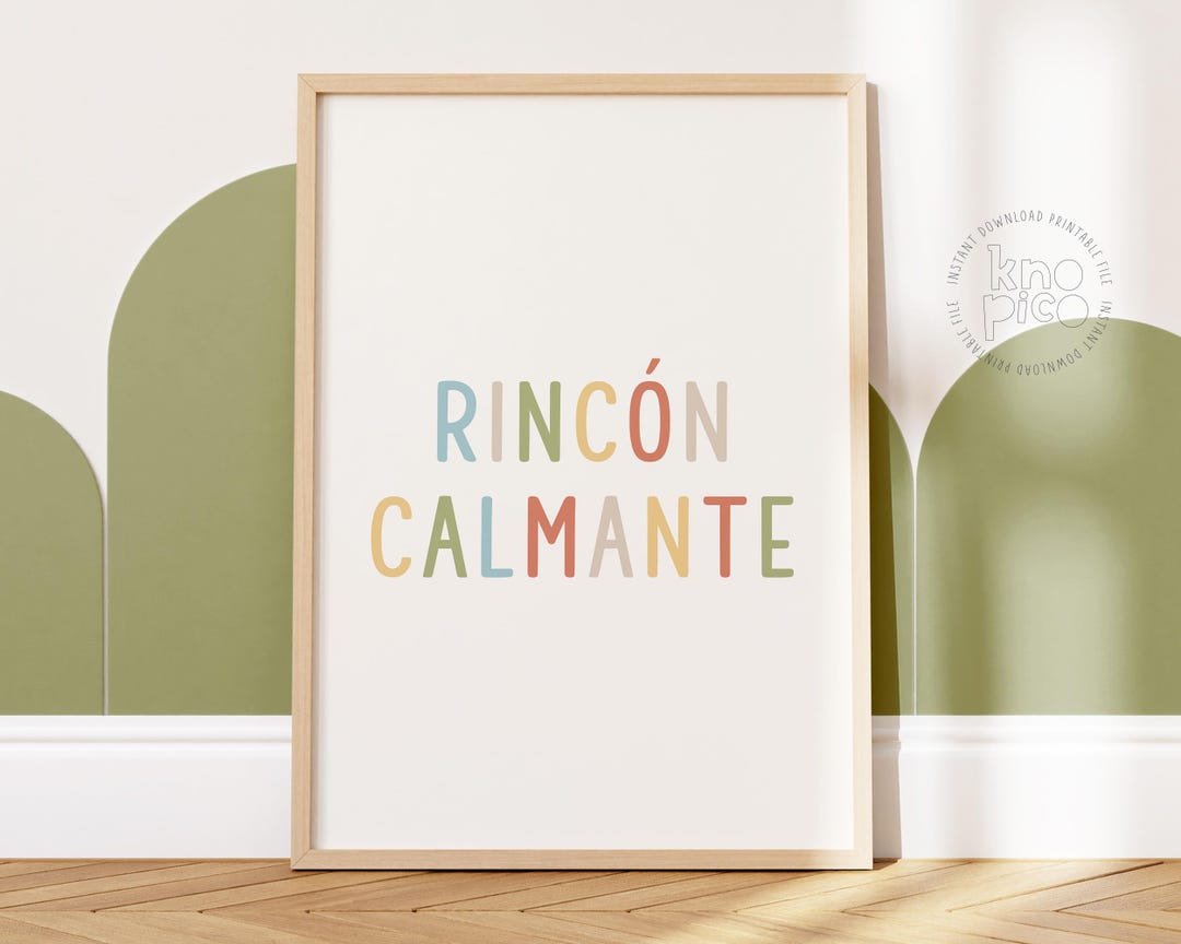 Calming Corner Poster – Daily Words of Affirmations & Emotional Support ...