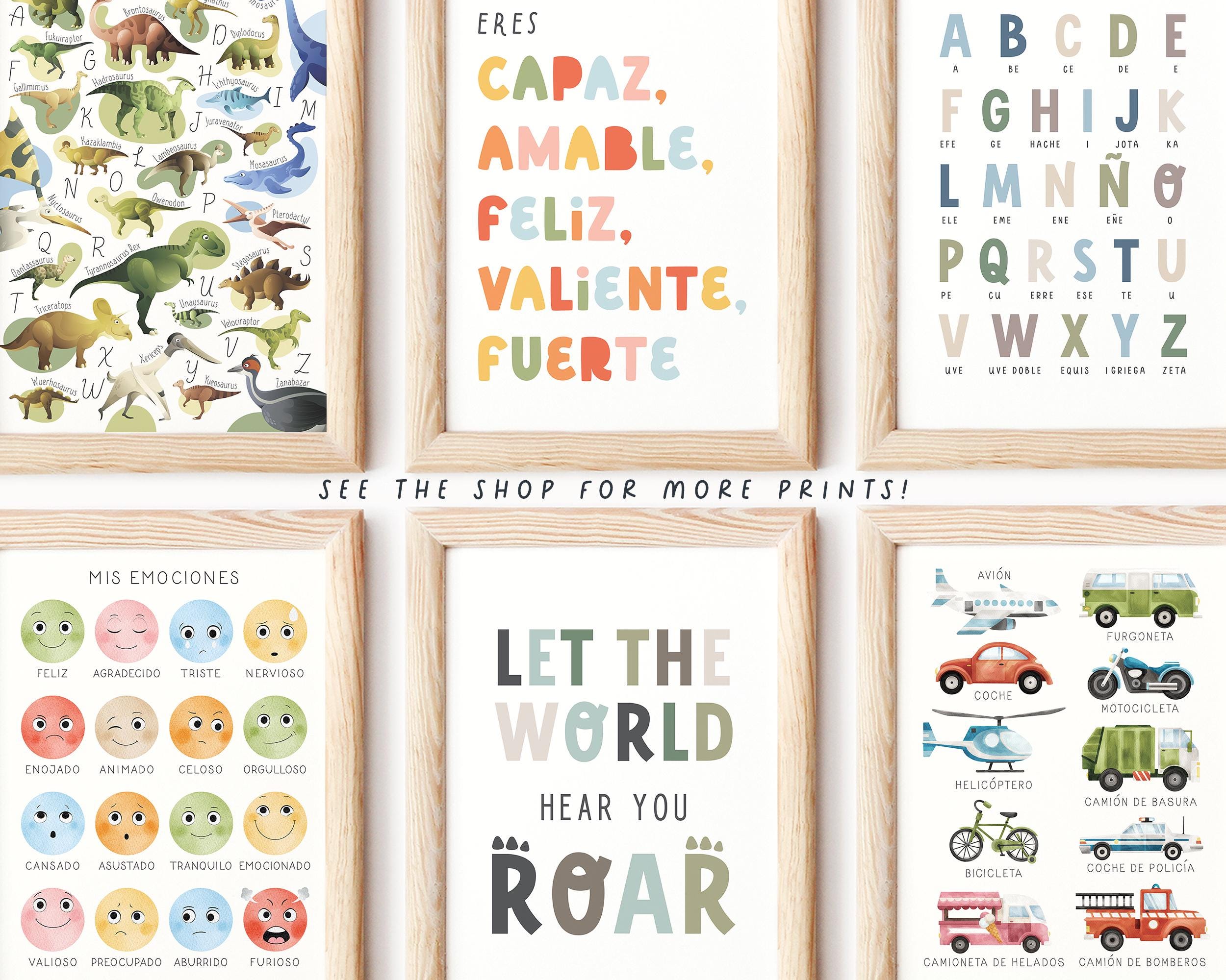 Spanish Square Breathing Poster for Kids | Calm Corner Printables With ...