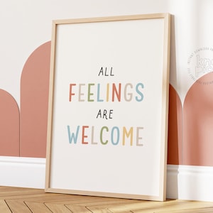 Colorful Mental Health Poster for Kids | Growth Mindset & Emotional ...