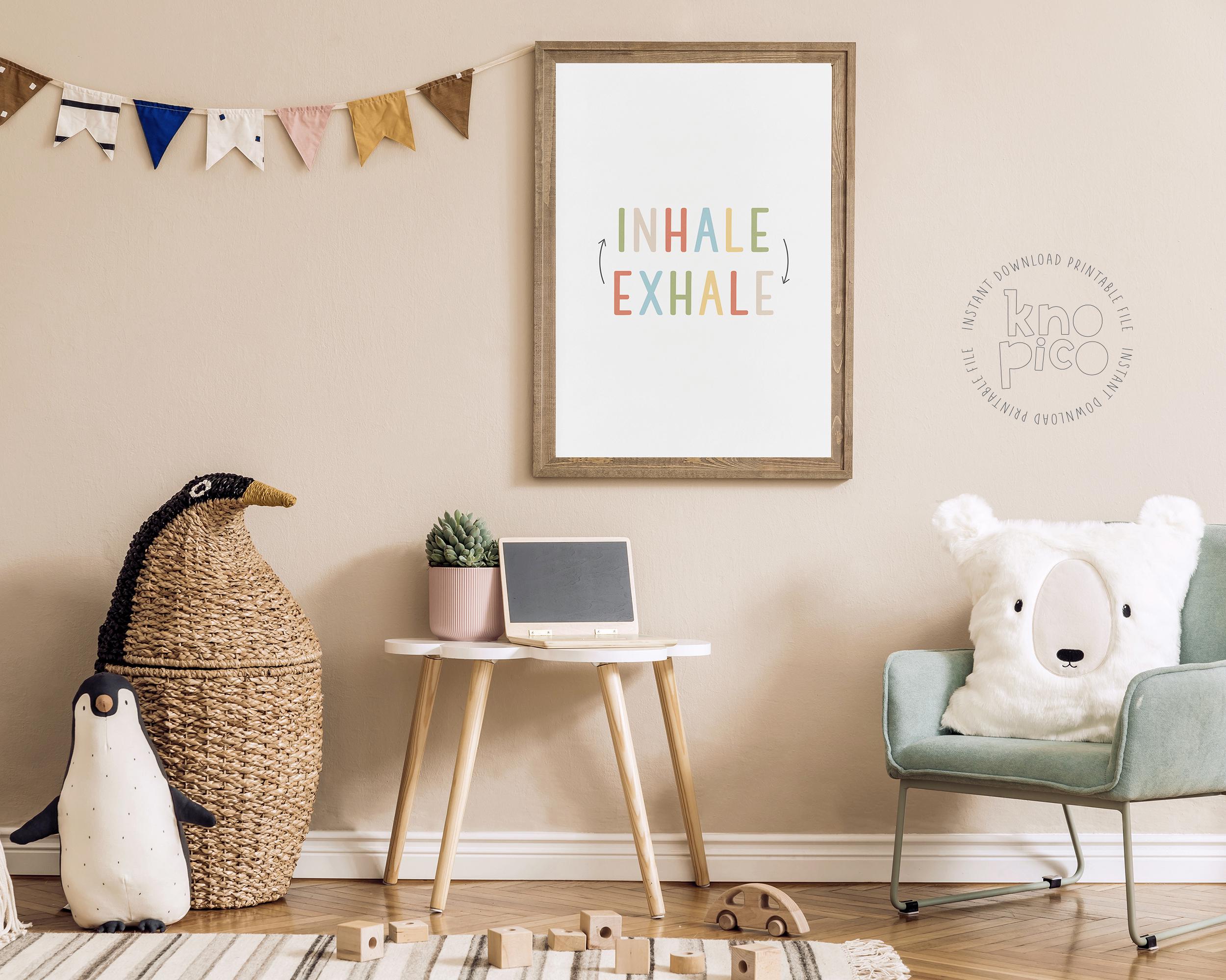 Inhale-exhale Feelings Poster | Learning Emotions for Kids | Digital ...