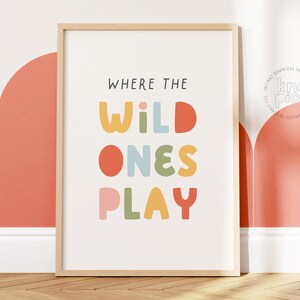 Inspirational Rainbow Printable Poster for Kids Room Wall Art Girl ...