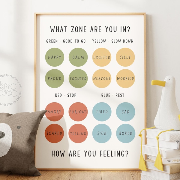 Colorful Printable Poster for Kids Room Wall Art Nursery Prints ...