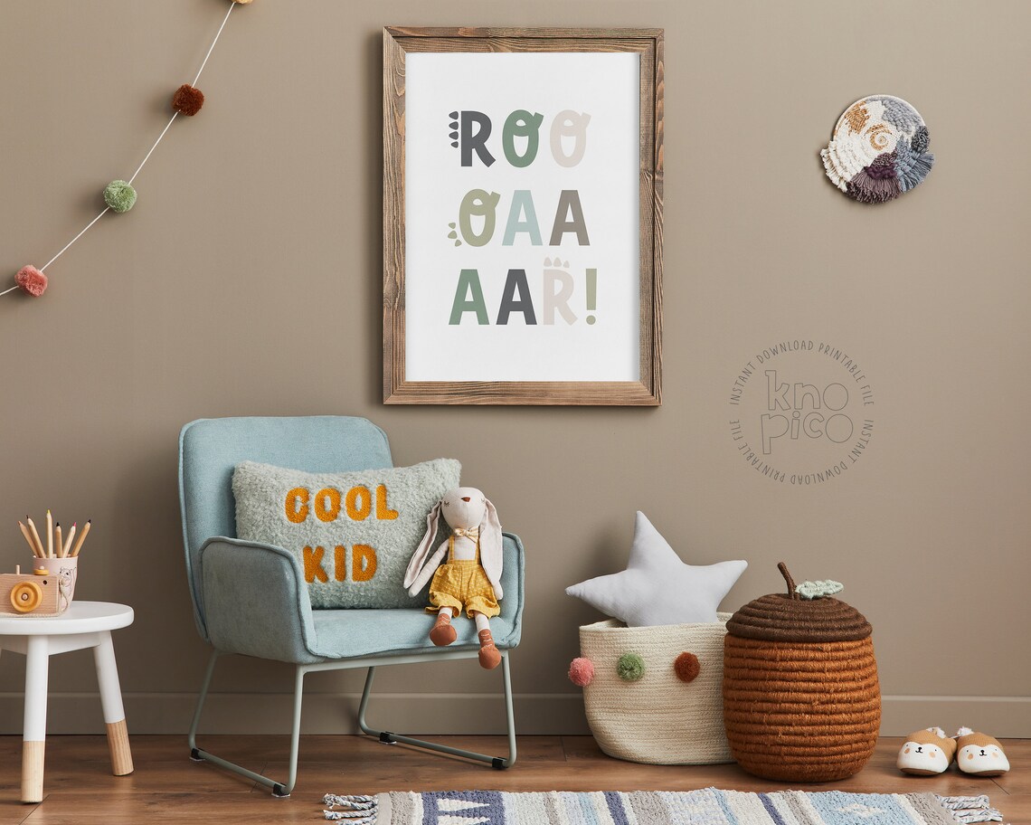 Pastel Dinosaur Poster With Positive Affirmations and Inspiring Quotes ...