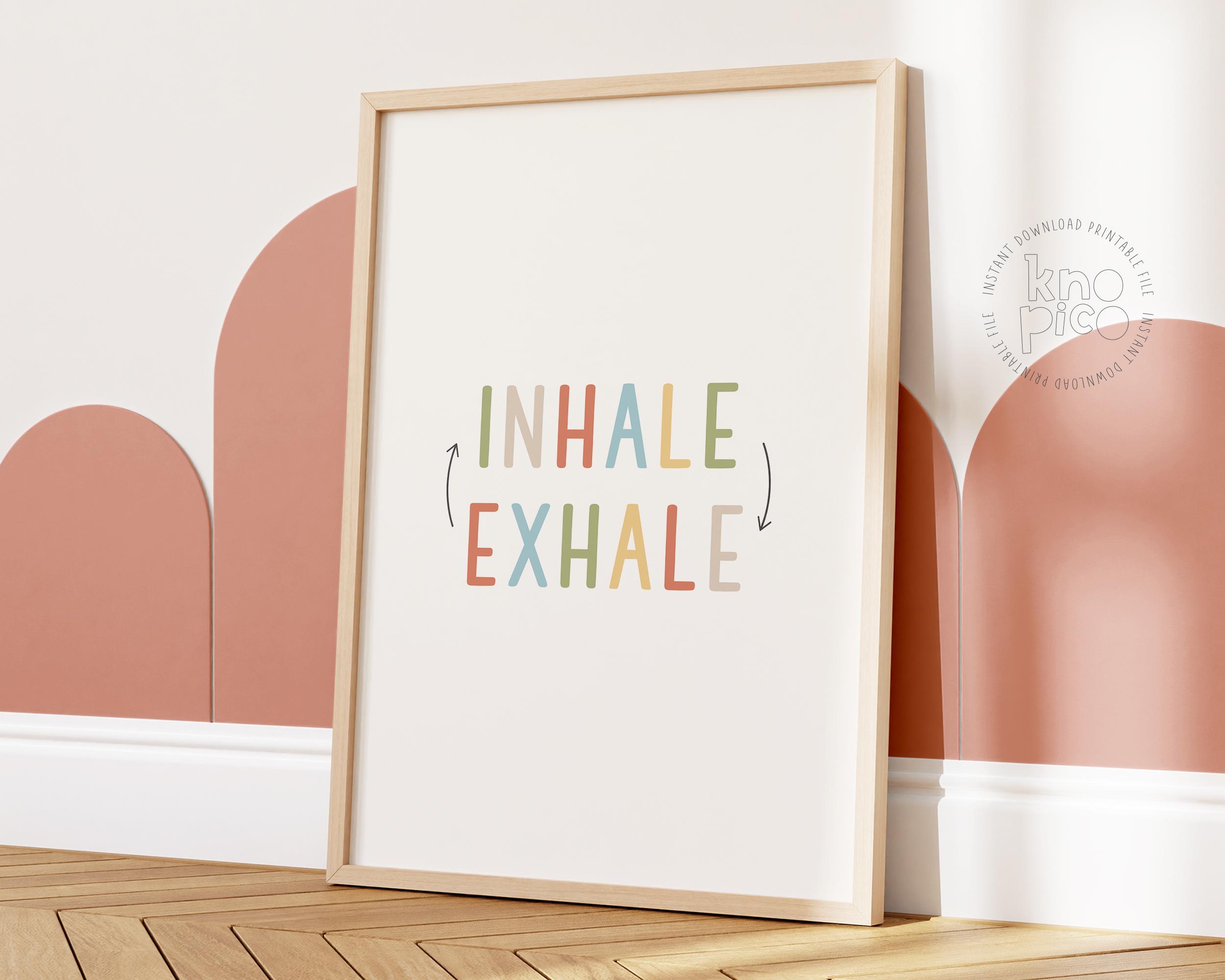 Inhale-exhale Feelings Poster | Learning Emotions for Kids | Digital ...