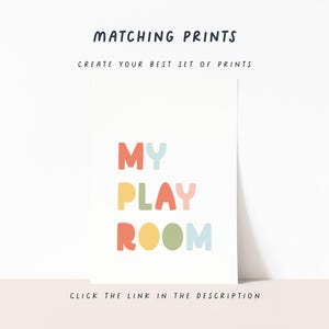 Playroom Decor Printable Poster With Rainbow Daily Affirmations for ...