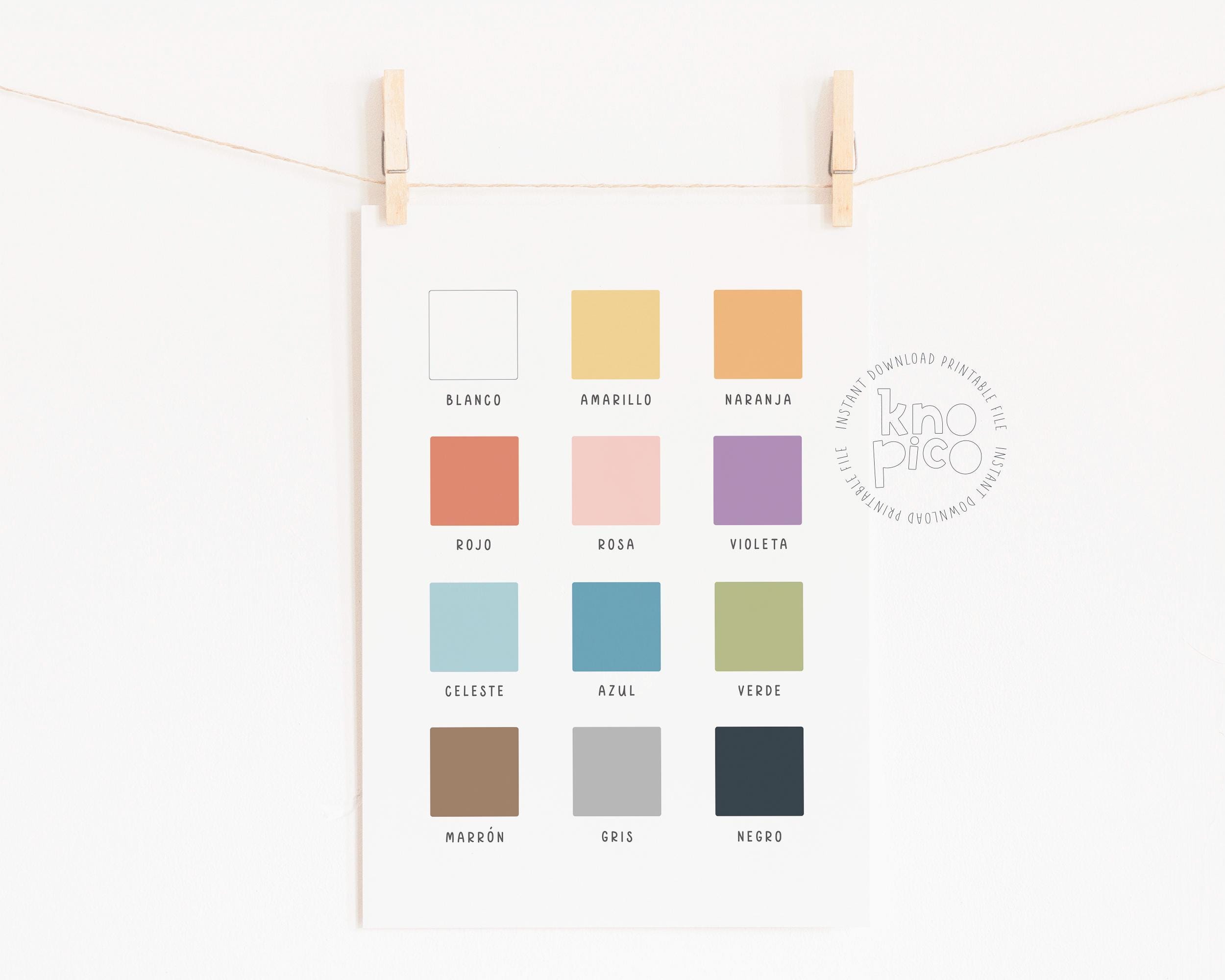 Back to School Educational Wall Art for Spanish Classroom | Preschool ...