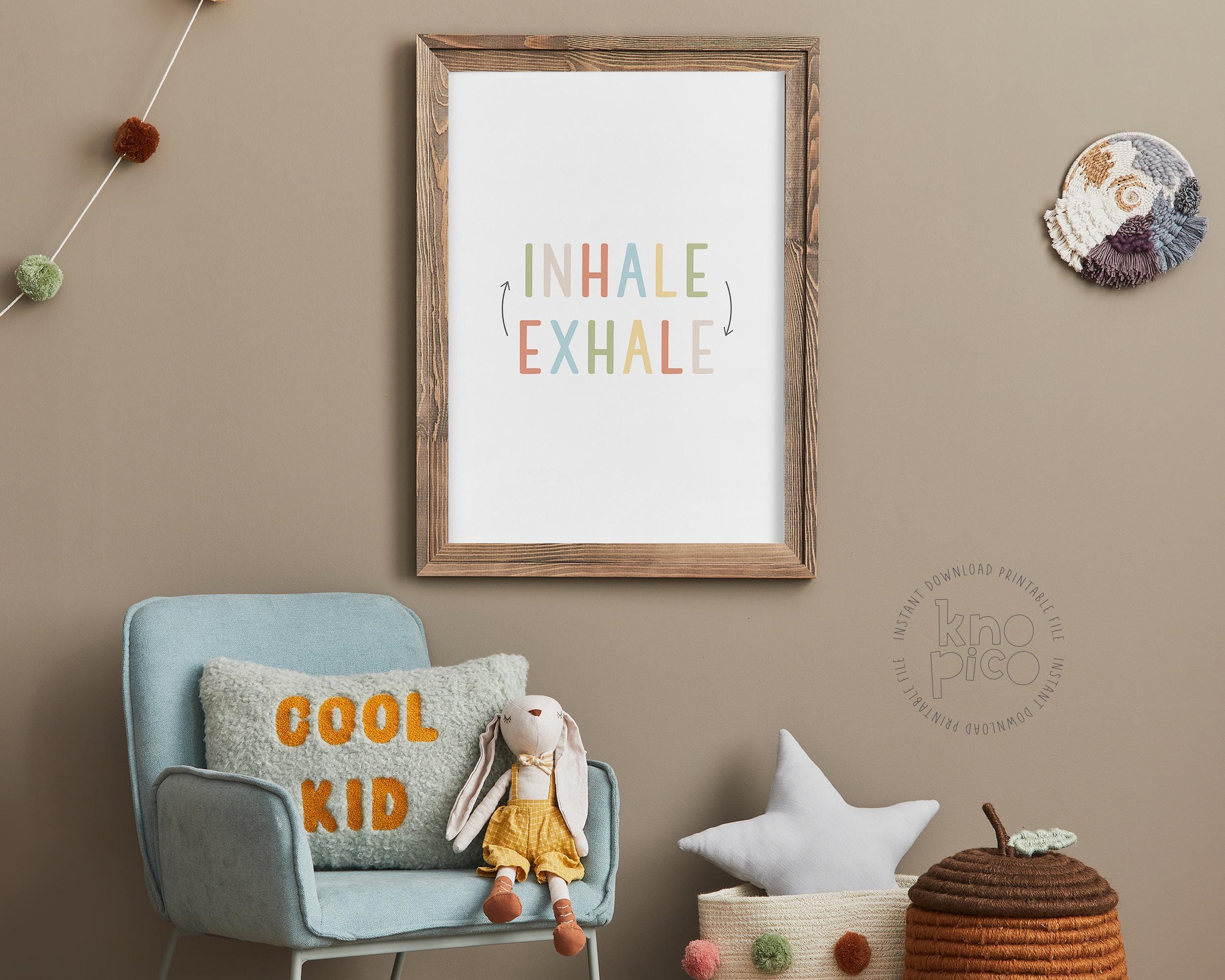 Inhale-exhale Feelings Poster | Learning Emotions for Kids | Digital ...