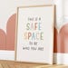 Safe Space Therapy Posters | Digital Art for School Psychologists ...